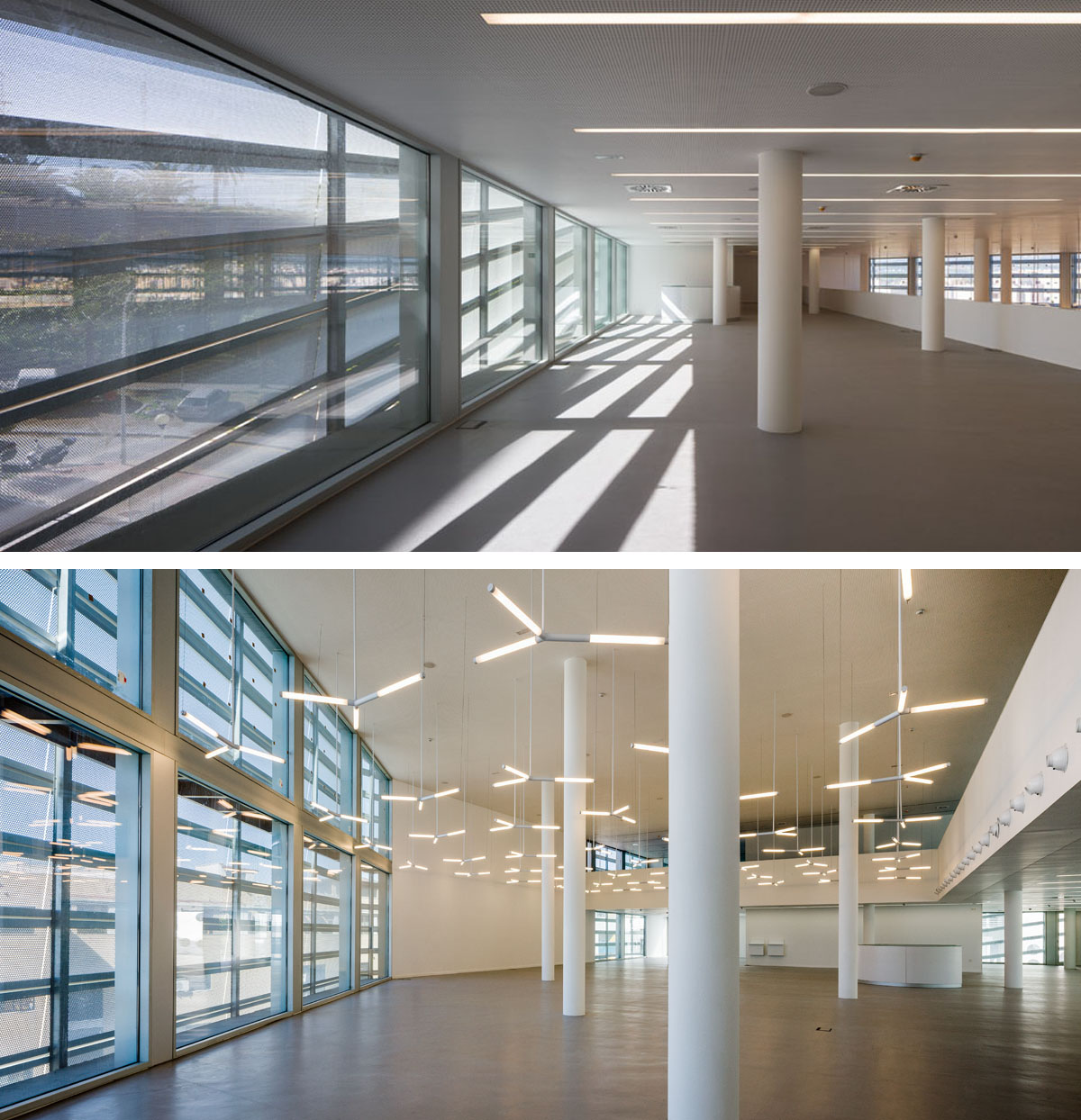 Perforated louvered façade on Ceuta library [252] | filt3rs